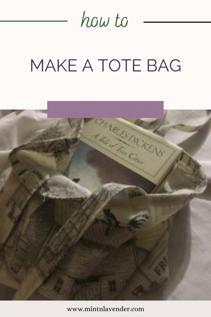 Easy Canvas Tote Bag Tutorial – Mint N Lavender